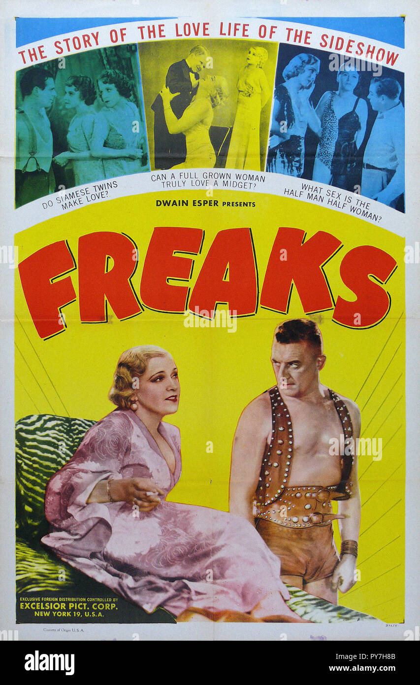Freaks - Original Movie Poster Stock Photo - Alamy