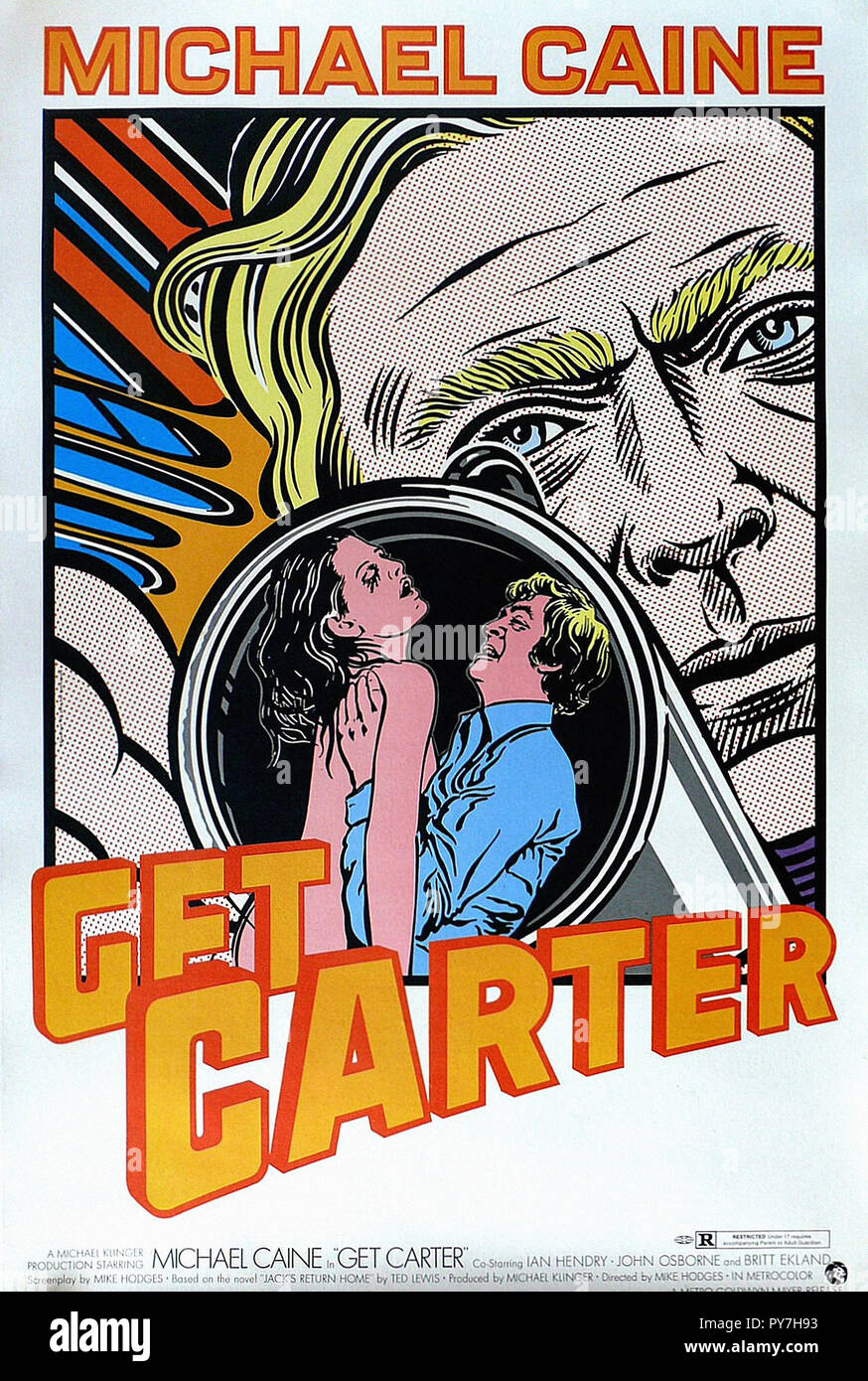 Get Carter - Original Movie Poster Stock Photo - Alamy
