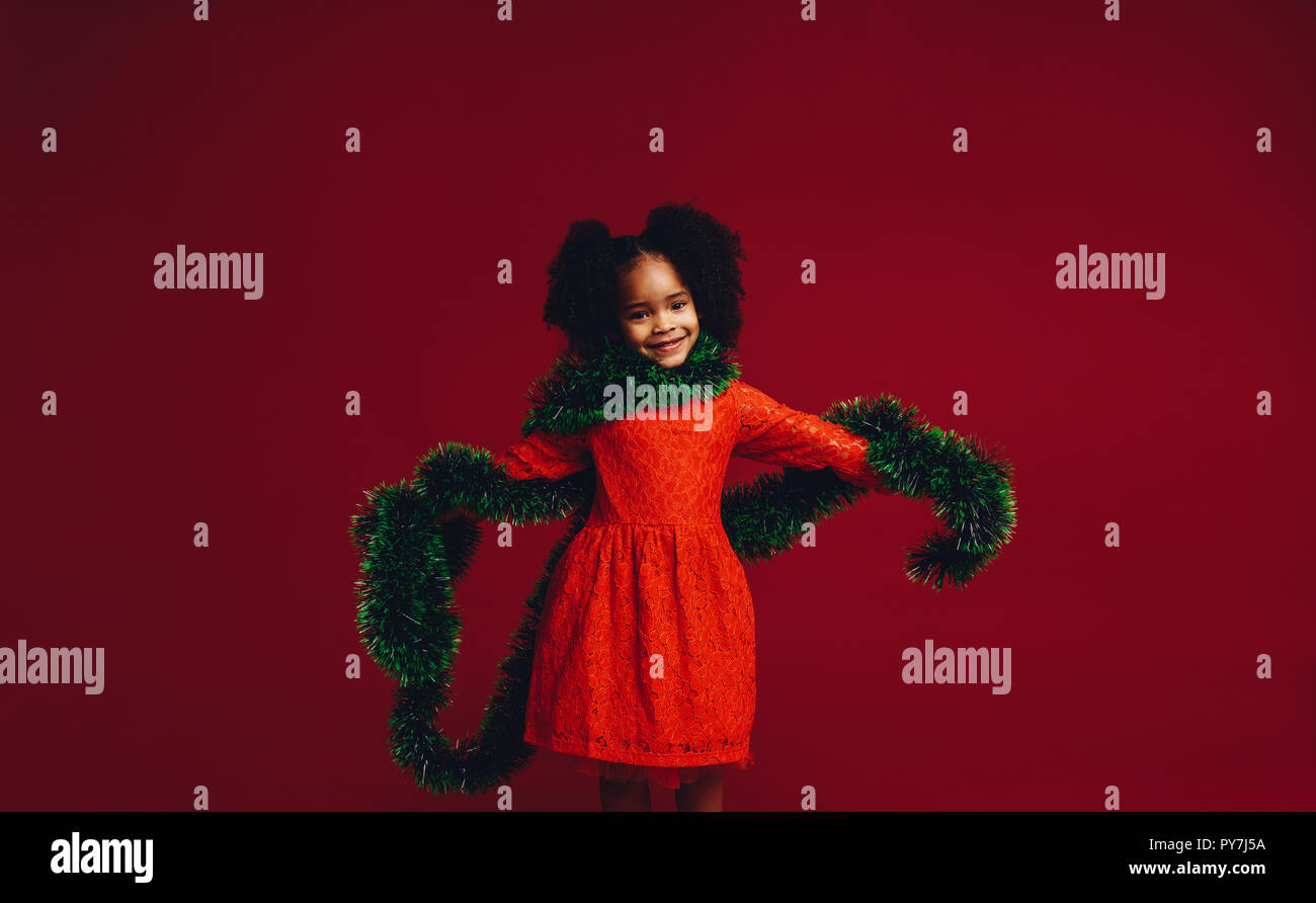 Red ribbon around neck hi-res stock photography and images - Alamy