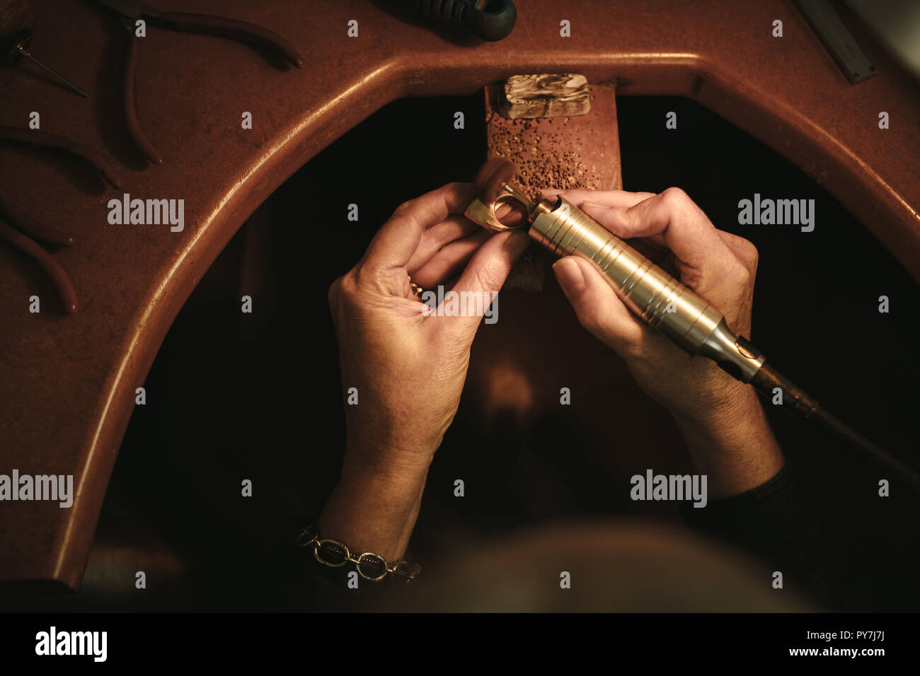 Workbench surface hi-res stock photography and images - Alamy