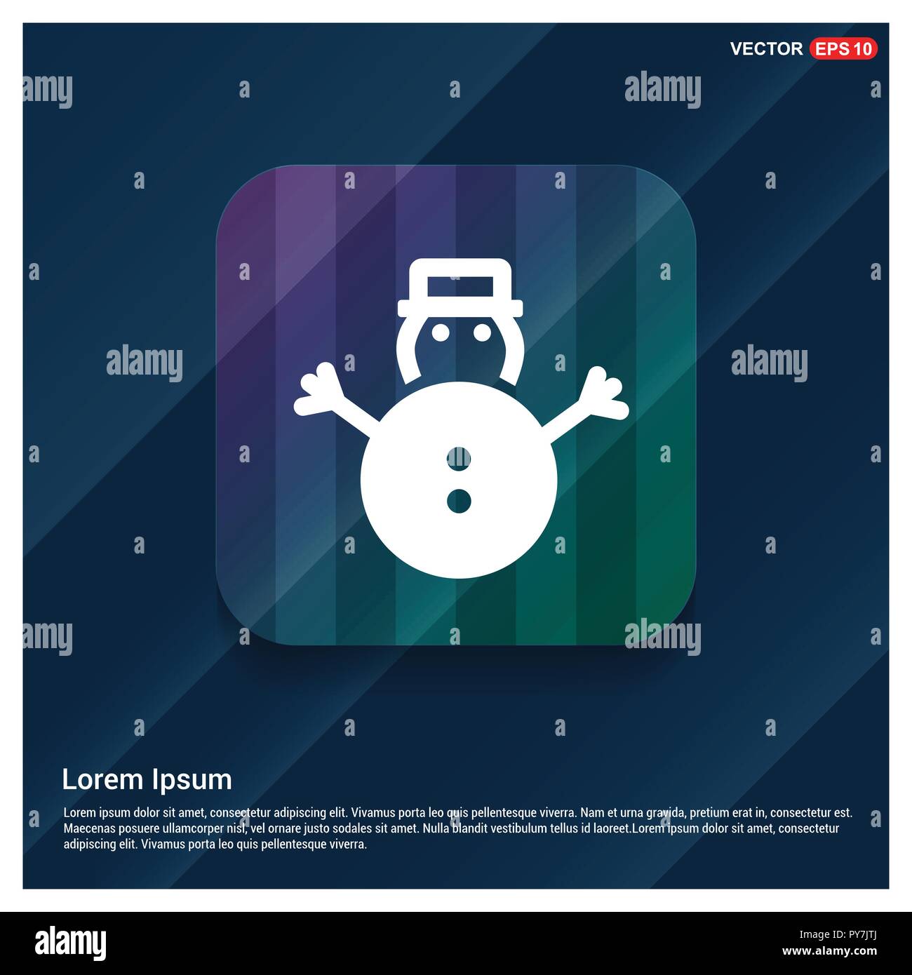 Snowman raising arms hi-res stock photography and images - Alamy