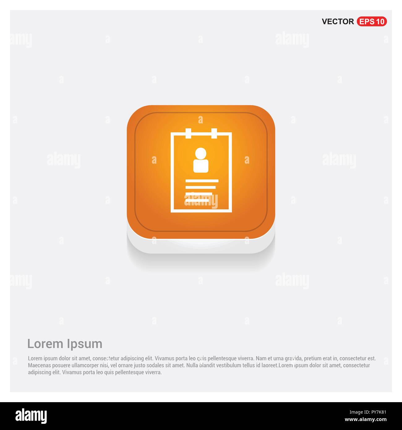 User Identity Card Stock Vector Image & Art - Alamy