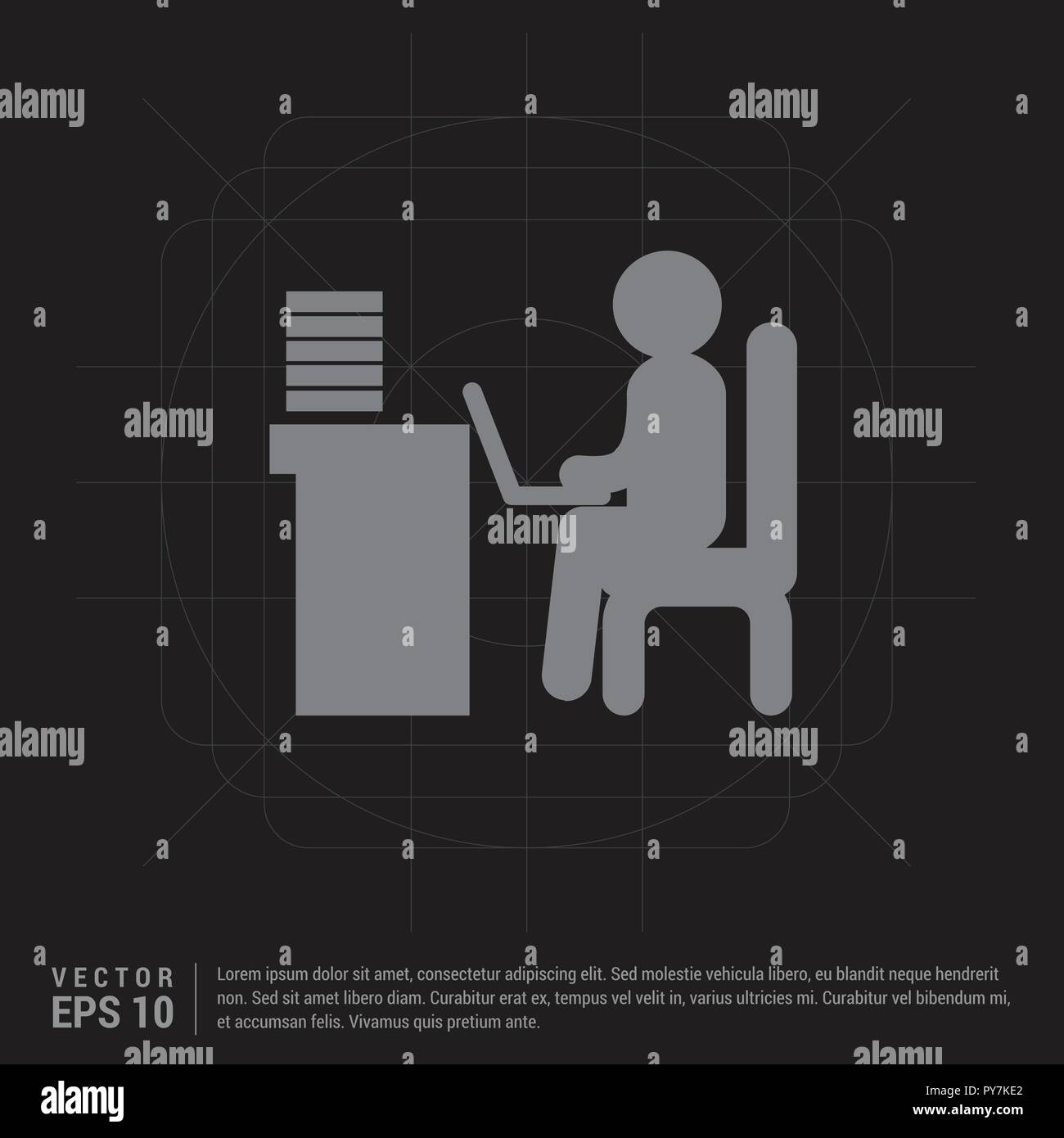 Man computer woman stand behind hi-res stock photography and images - Alamy