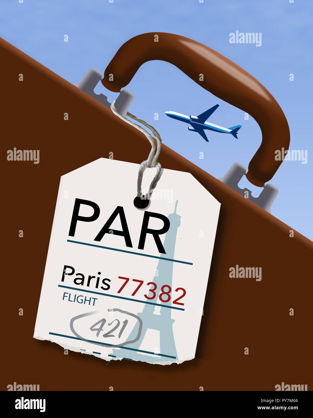 Airline luggage tag hi-res stock photography and images - Alamy