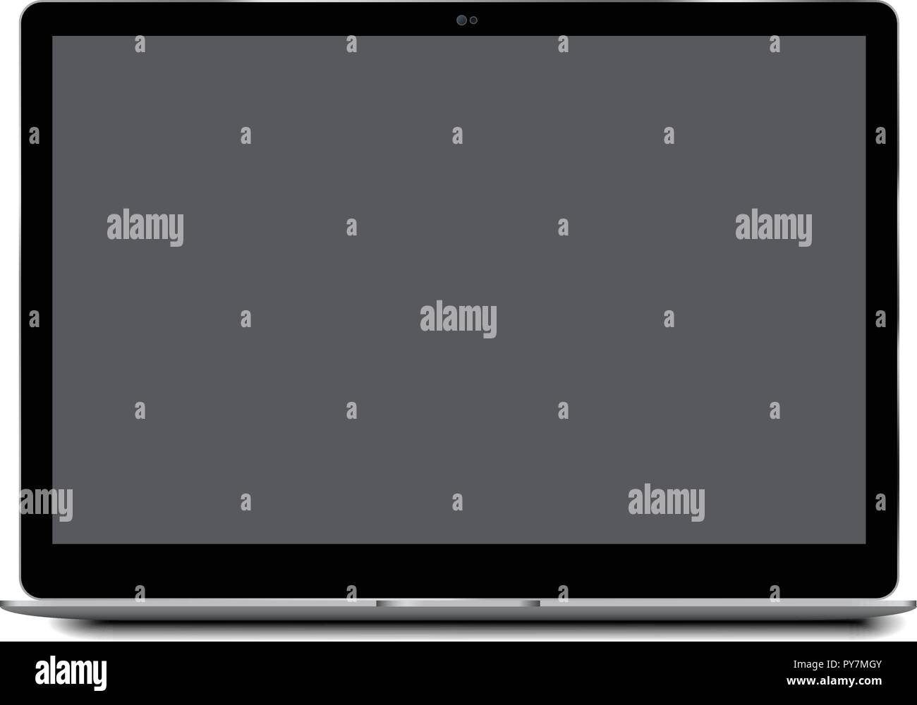 Mockup on laptop screen Stock Vector Images - Alamy