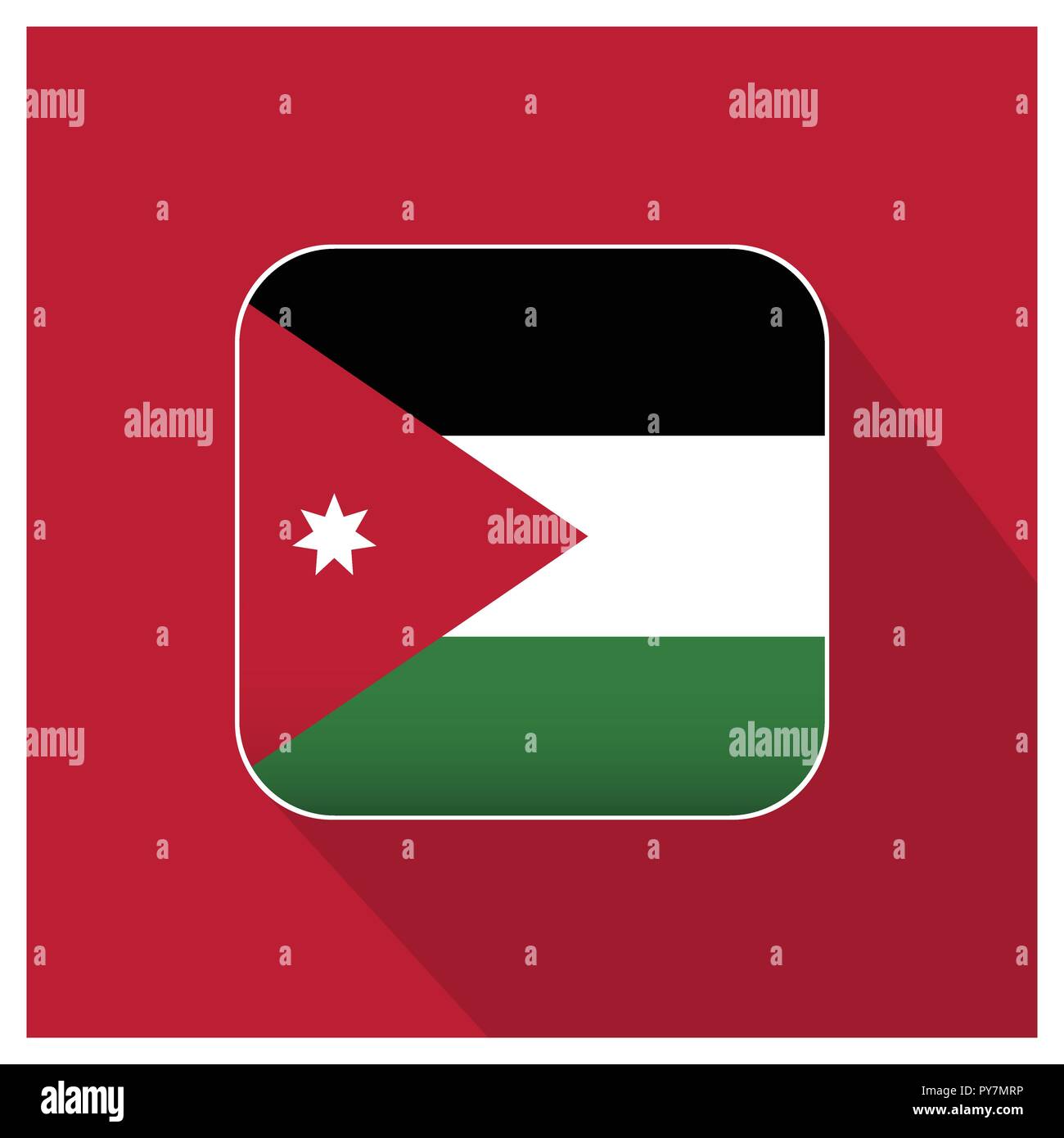 Jordan flag design vector Stock Vector Image & Art - Alamy