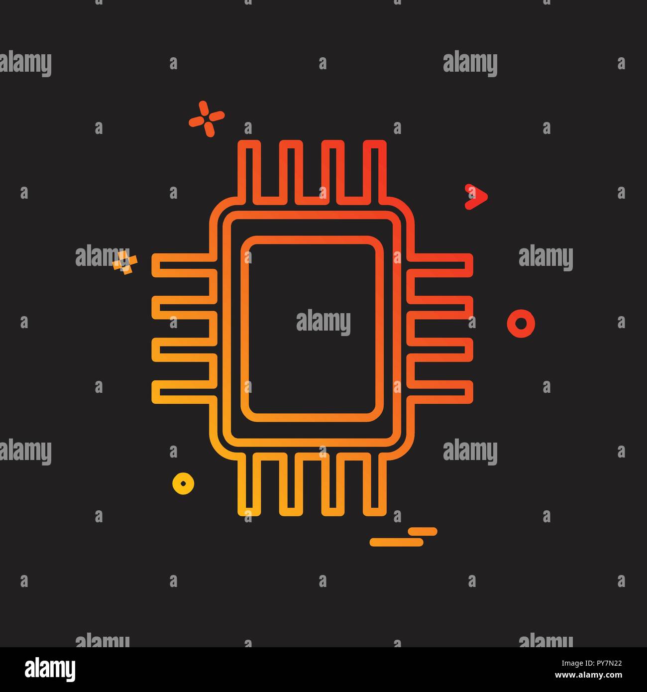 IC icon design vector Stock Vector Image & Art - Alamy