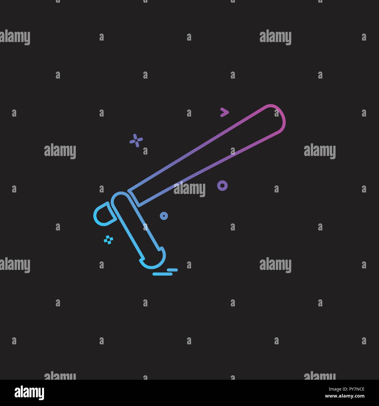 Police baton drawing hi-res stock photography and images - Alamy