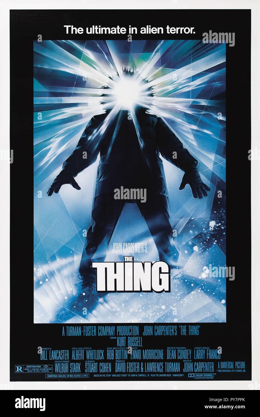 Original film title: THE THING. English title: THE THING. Year: 1982 ...