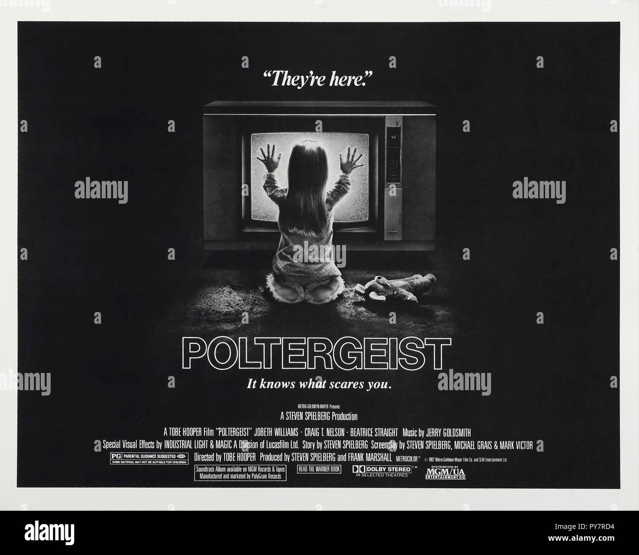 Poltergeist 1982 poster hi-res stock photography and images - Alamy