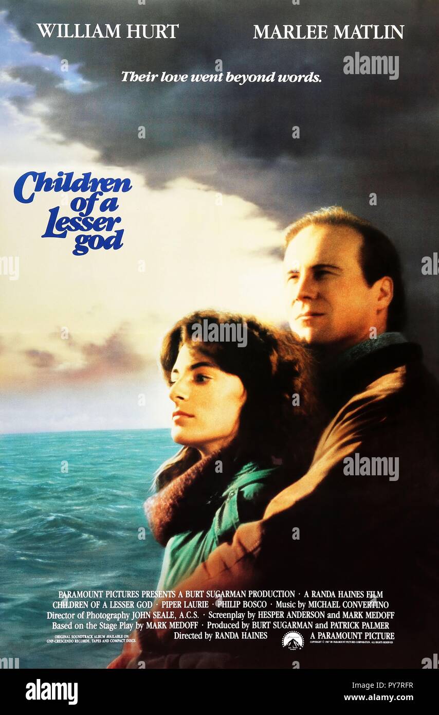 Original film title: CHILDREN OF A LESSER GOD. English title: CHILDREN ...