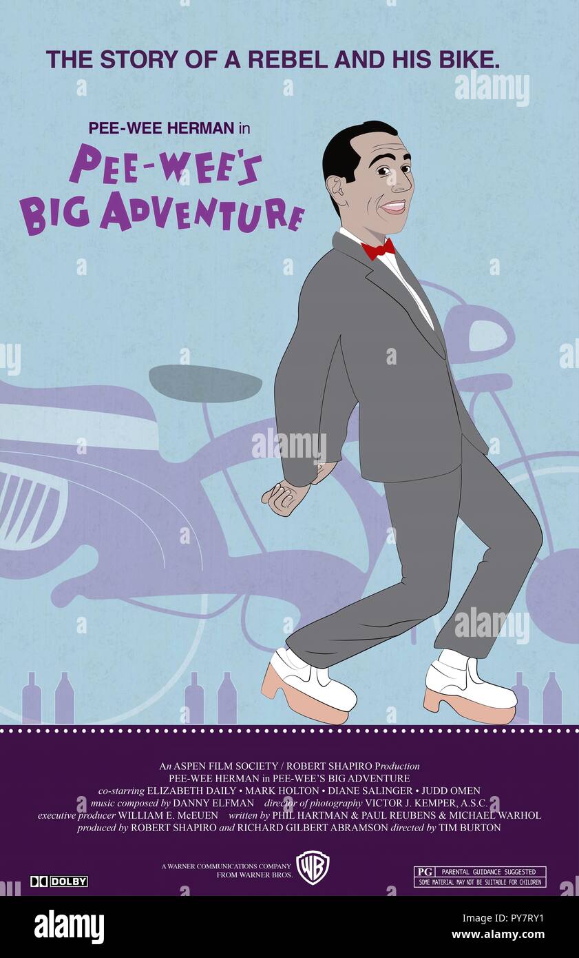 Original film title: PEE-WEE'S BIG ADVENTURE. English title: PEE-WEE'S ...