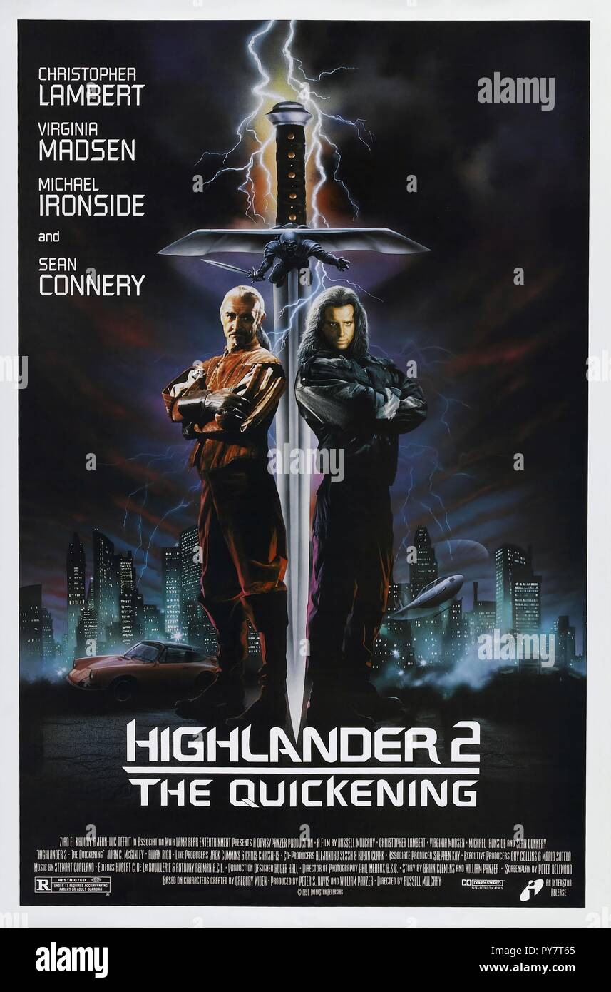 Original film title: HIGHLANDER II: THE QUICKENING. English title ...
