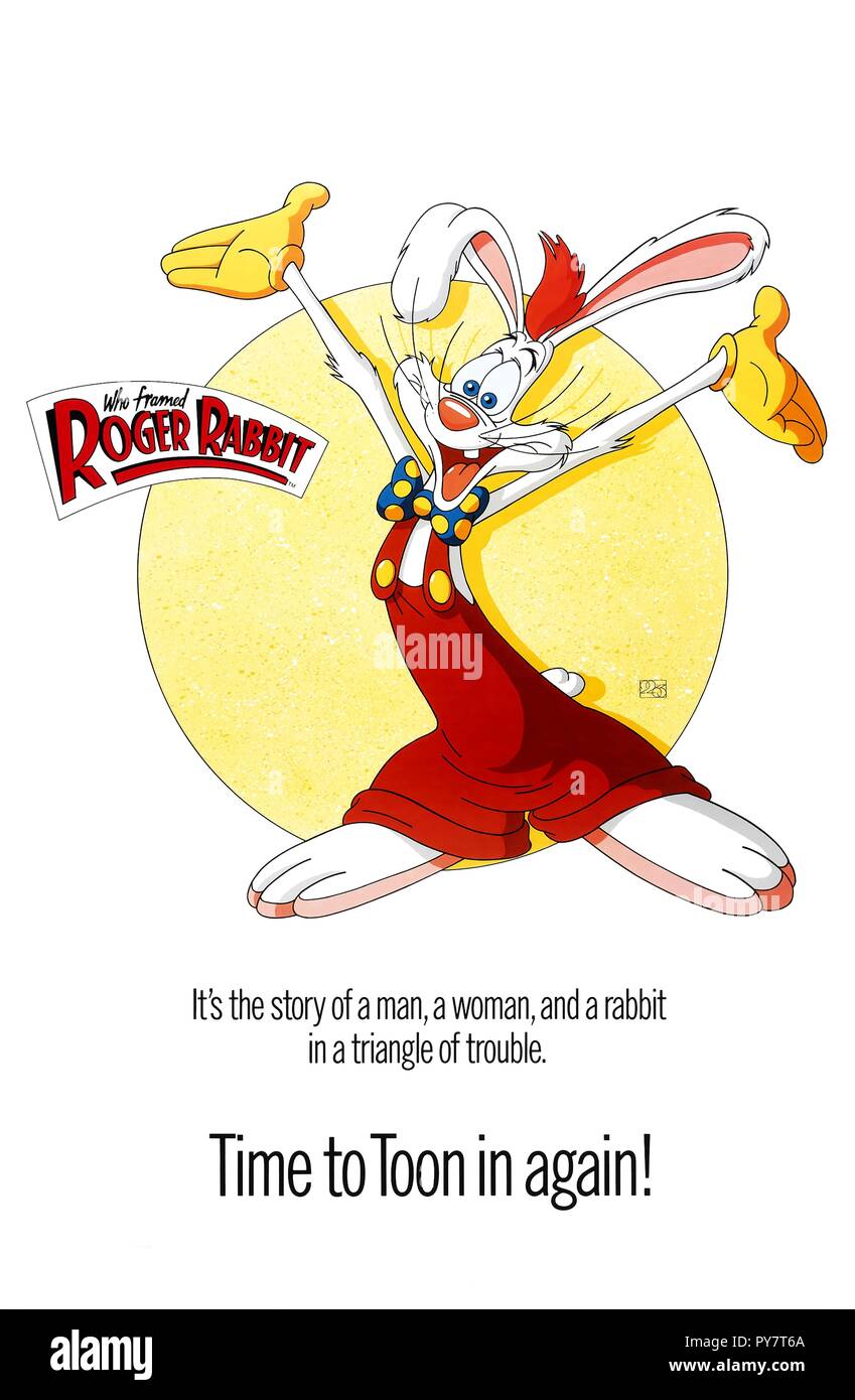 Roger rabbit poster hi-res stock photography and images - Alamy