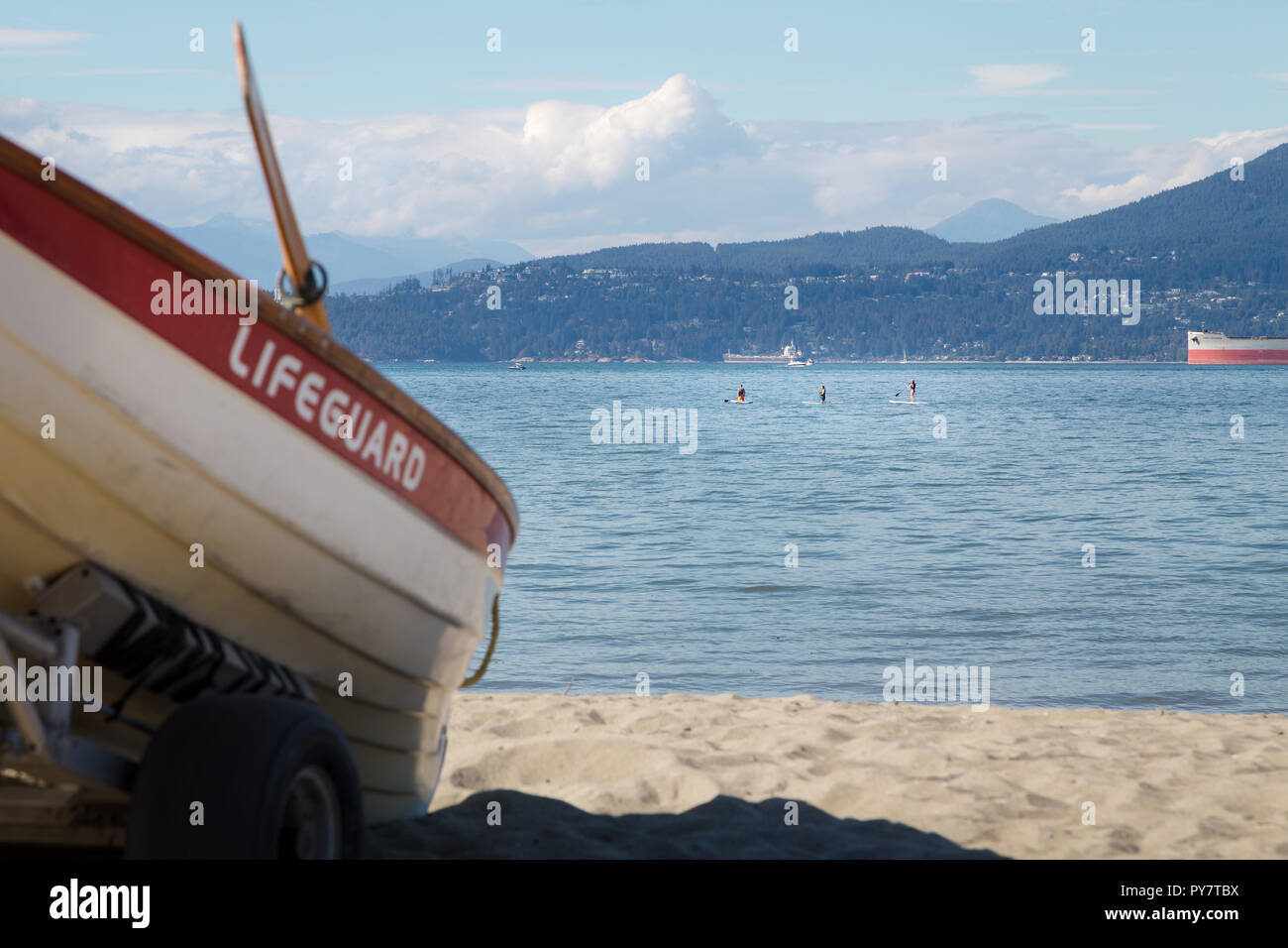 Lifeguard row boat beach hi-res stock photography and images - Alamy