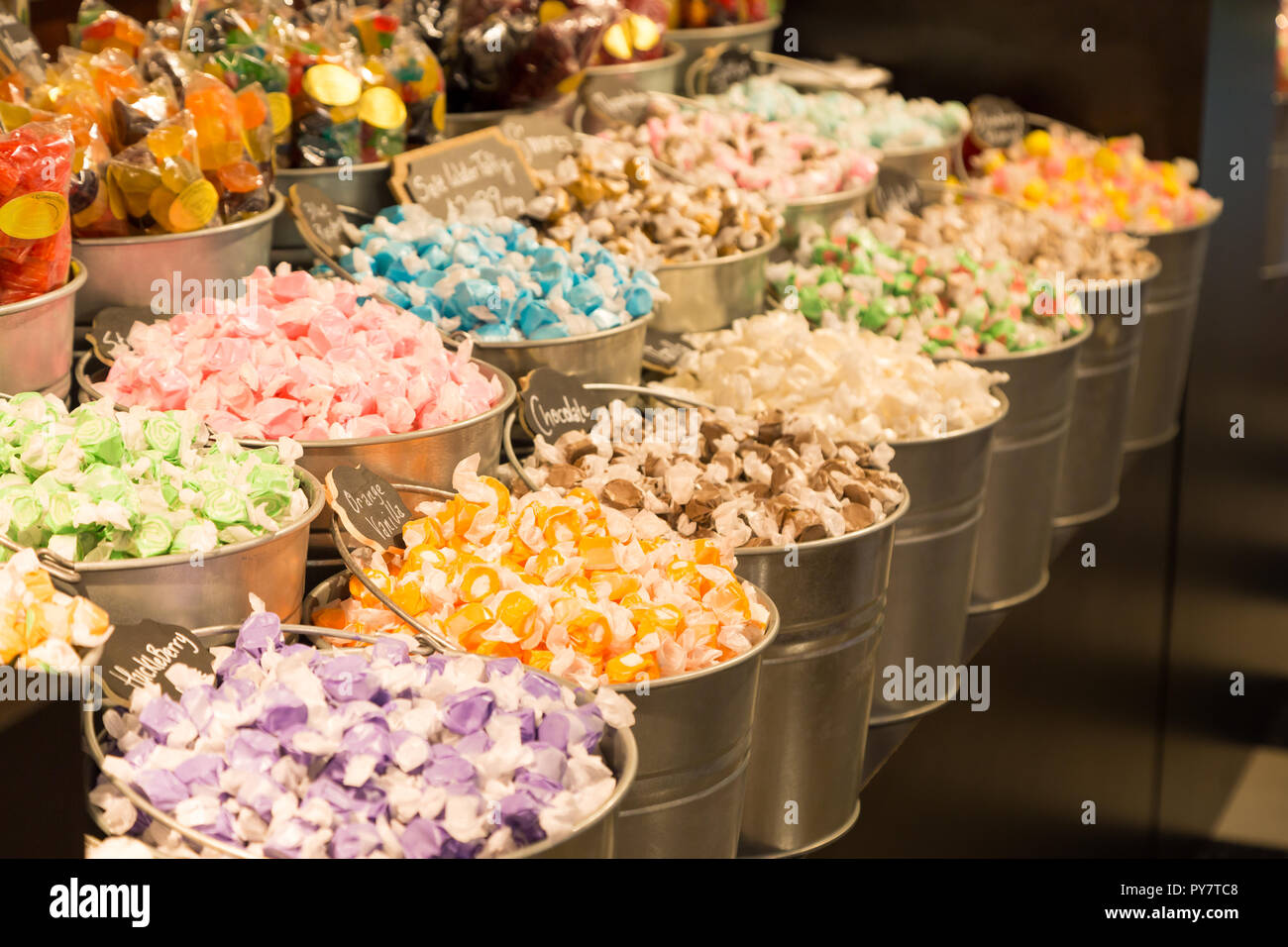 Candy buckets hi-res stock photography and images - Alamy