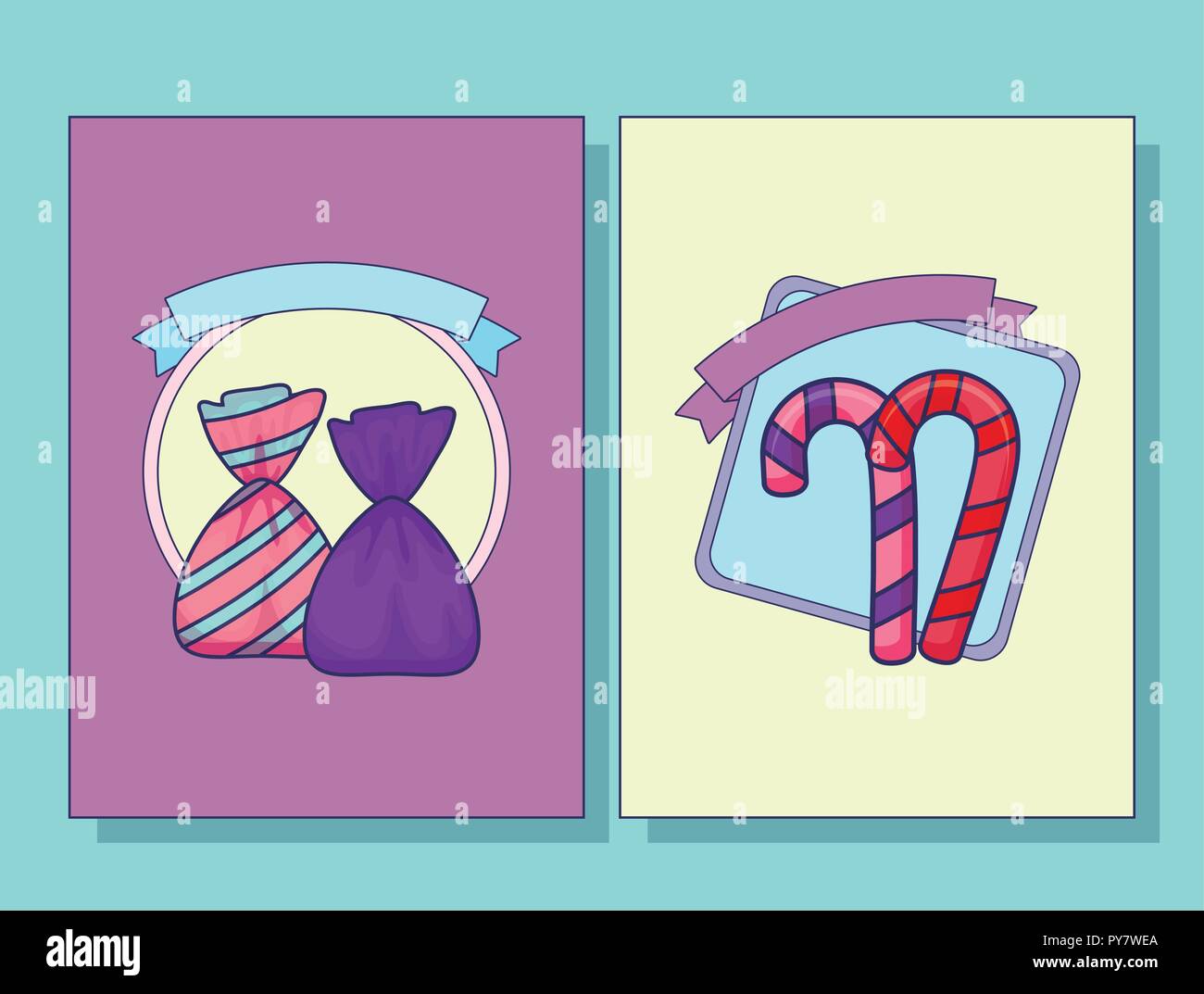 Bags of sweets Stock Vector Images - Alamy