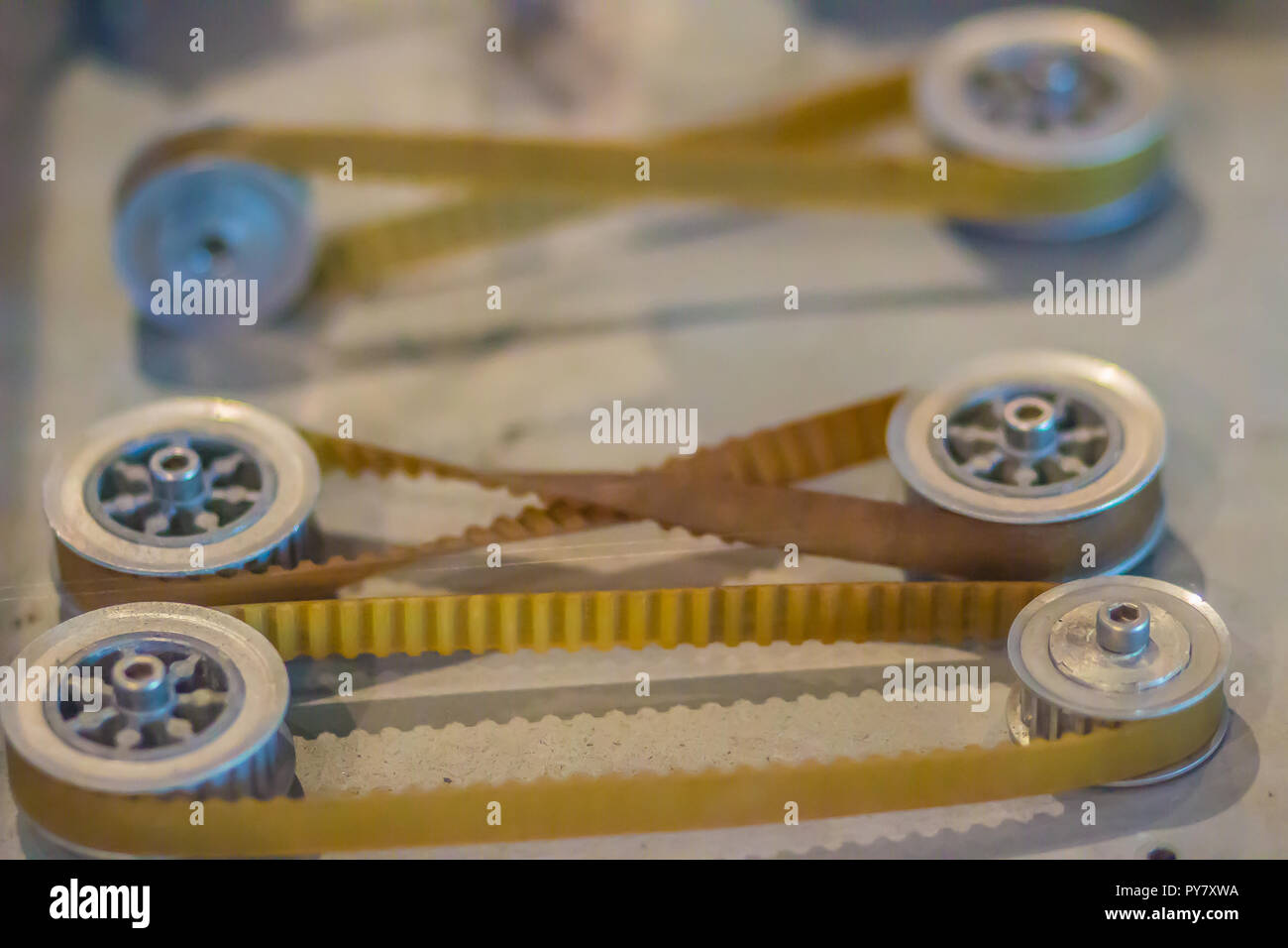 Sample product of metal ball and pulley sets for sale Stock Photo - Alamy