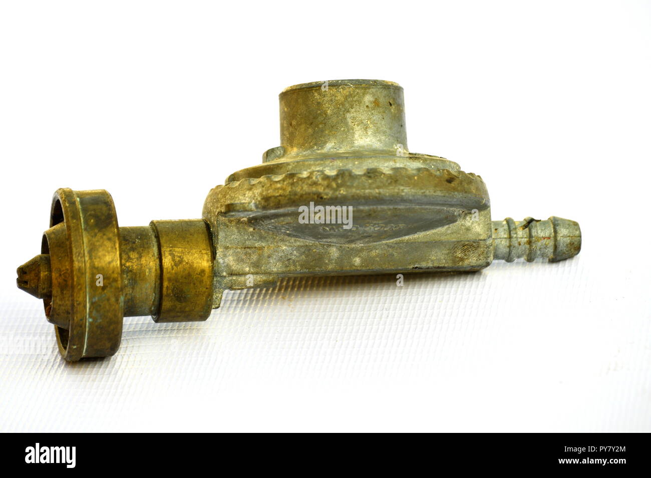 Propane gas regulator Stock Photo - Alamy
