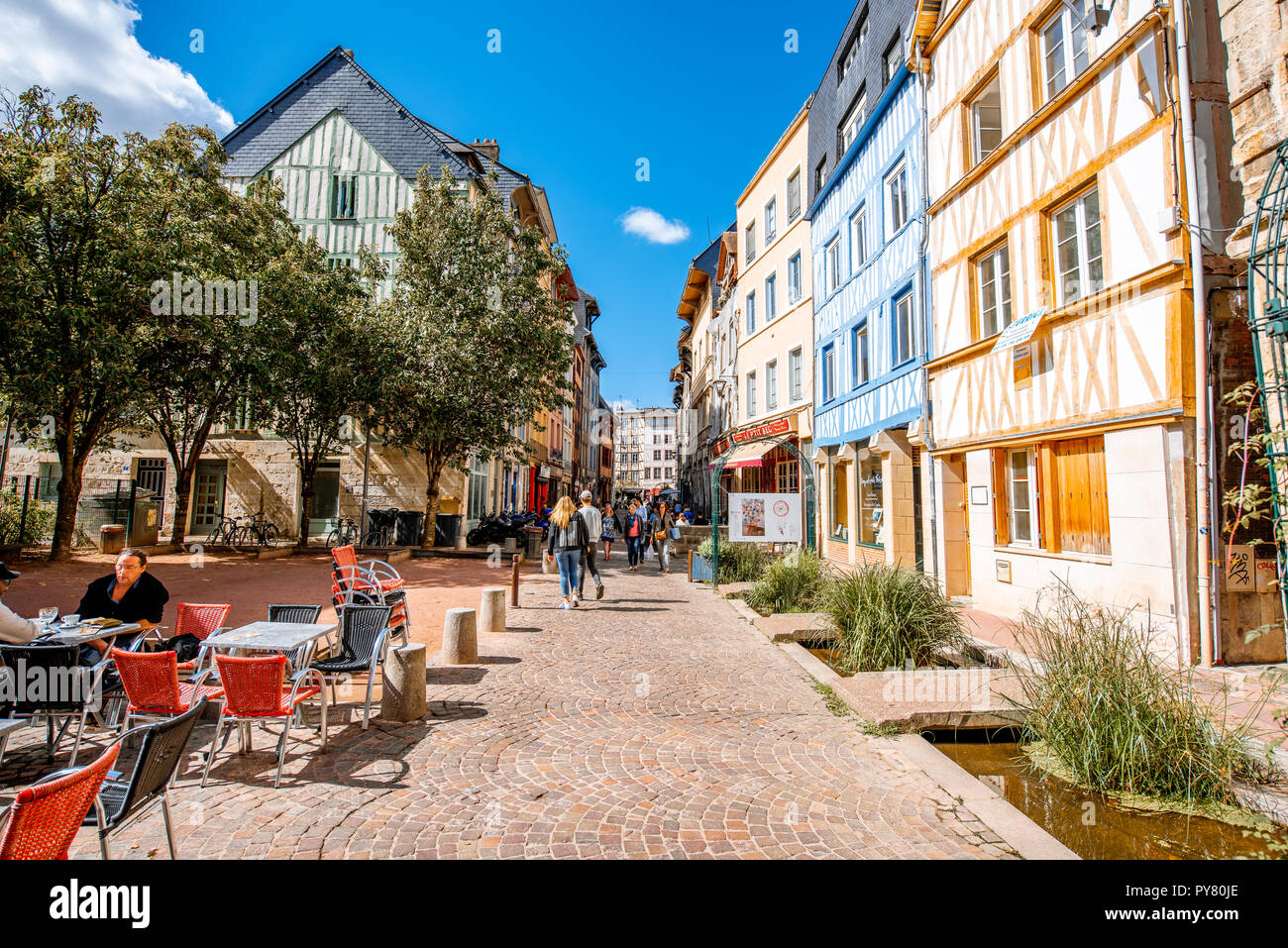 Old medieval city of rouen, france hi-res stock photography and images ...