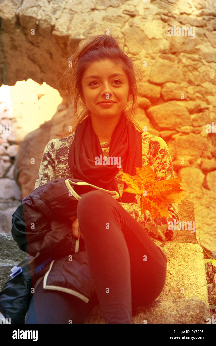 beautiful arabic girl in Germany Stock Photo - Alamy