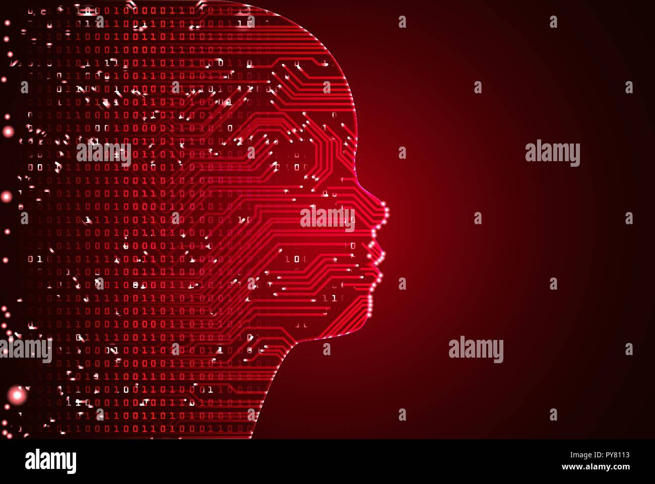 Robot programming language background Stock Vector Images - Alamy