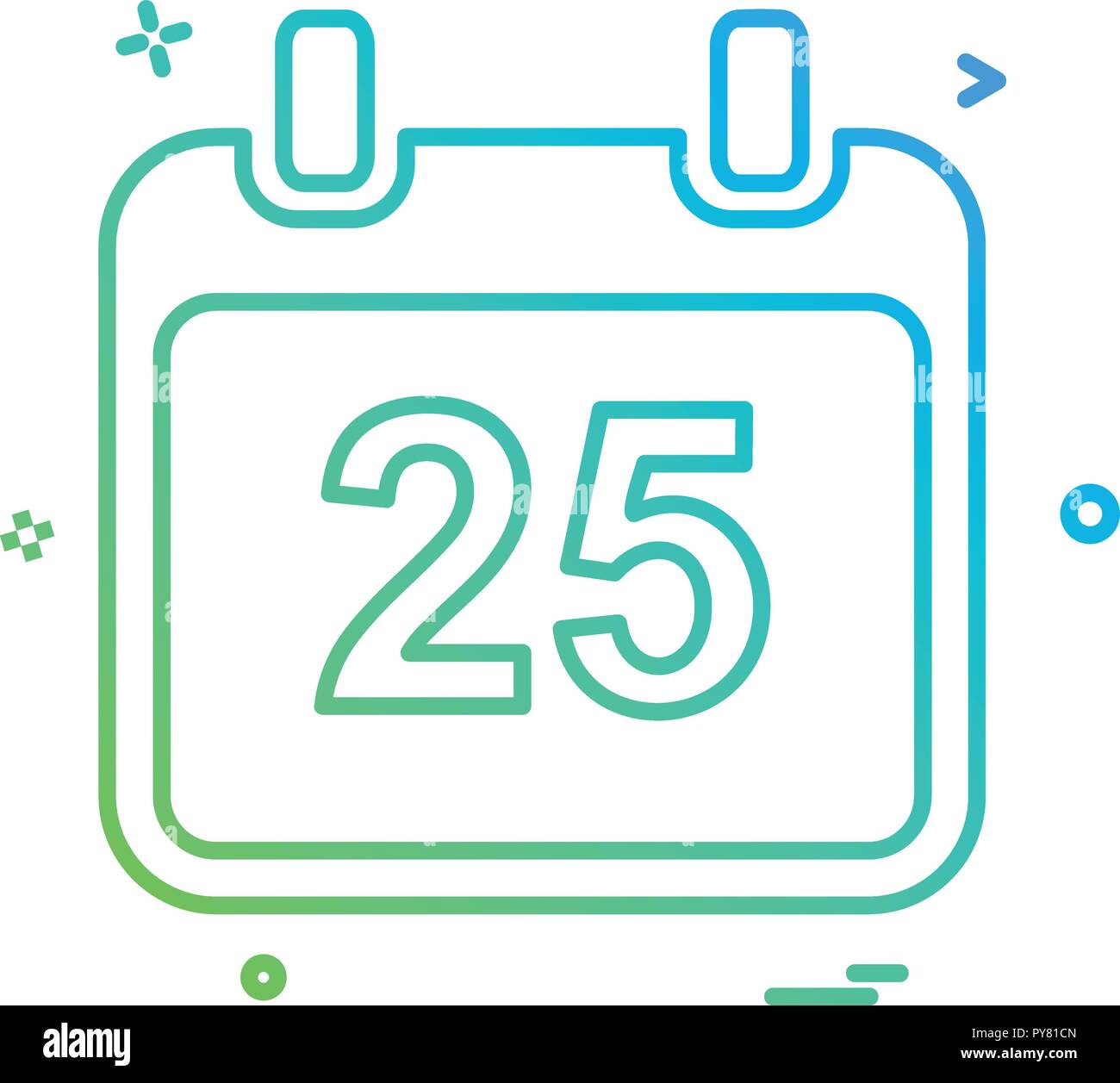 25th december calendar Stock Vector Images - Alamy