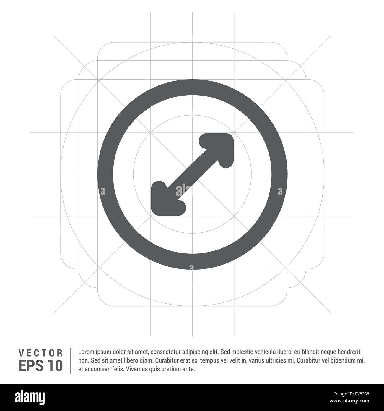 2 side arrow Icon Stock Vector Image & Art - Alamy