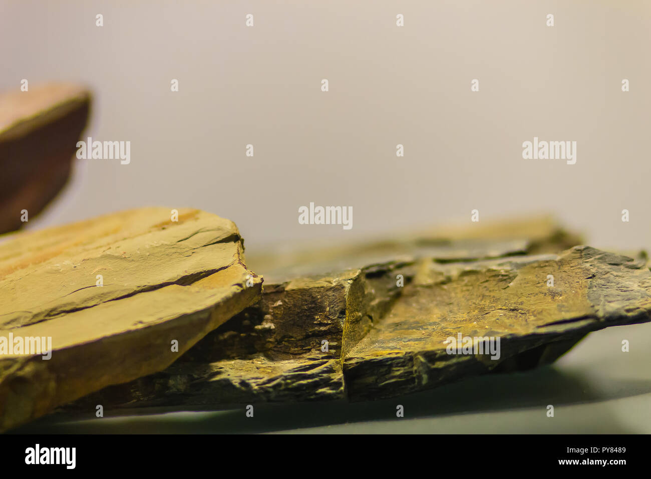 Shale mineral stone specimen from mining and quarrying industries ...