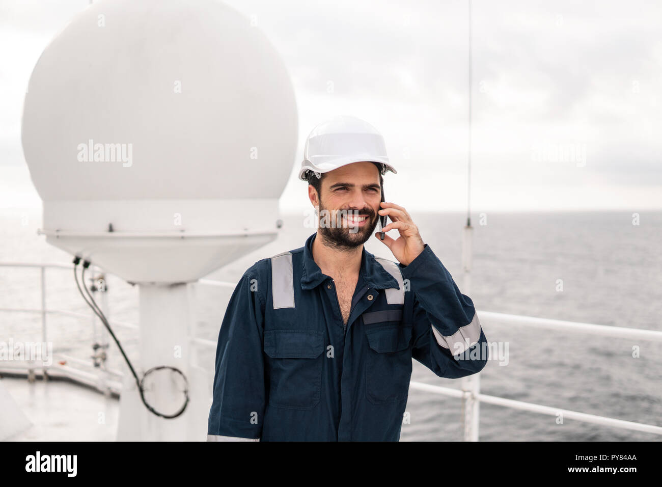 Ship Officer Satellite High Resolution Stock Photography and Images - Alamy