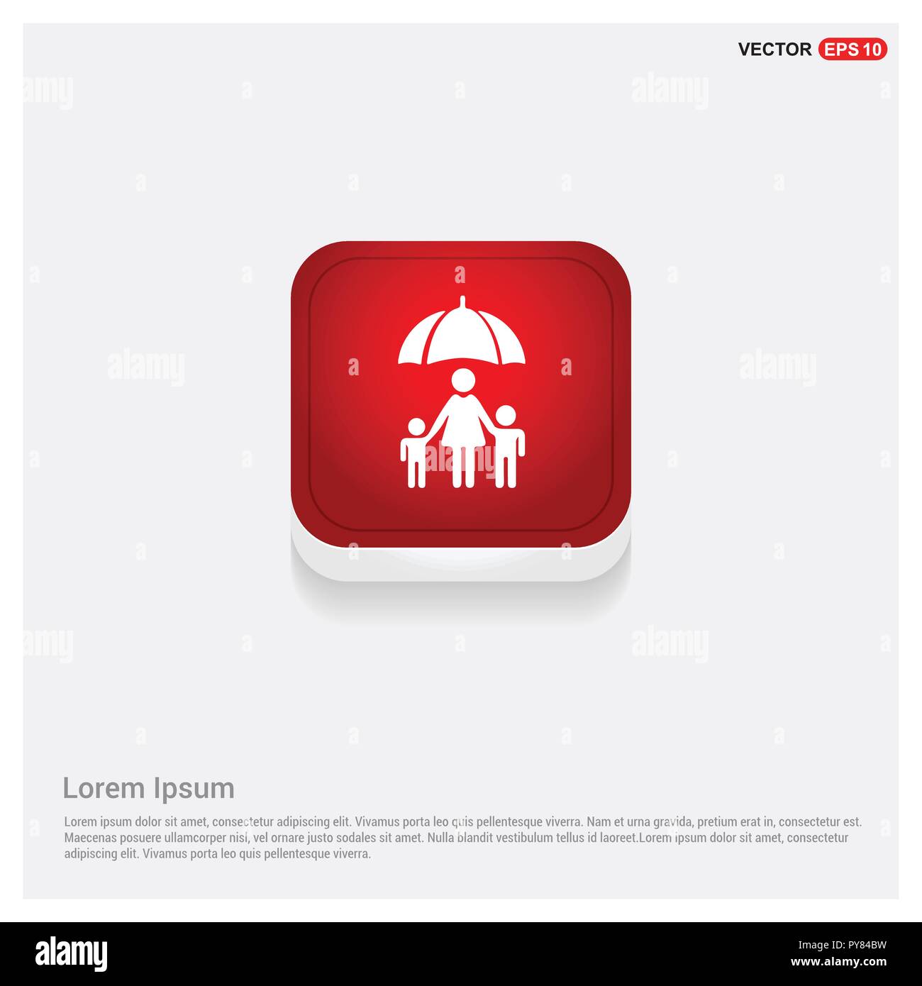 Family social insurance icon Stock Vector Image & Art - Alamy