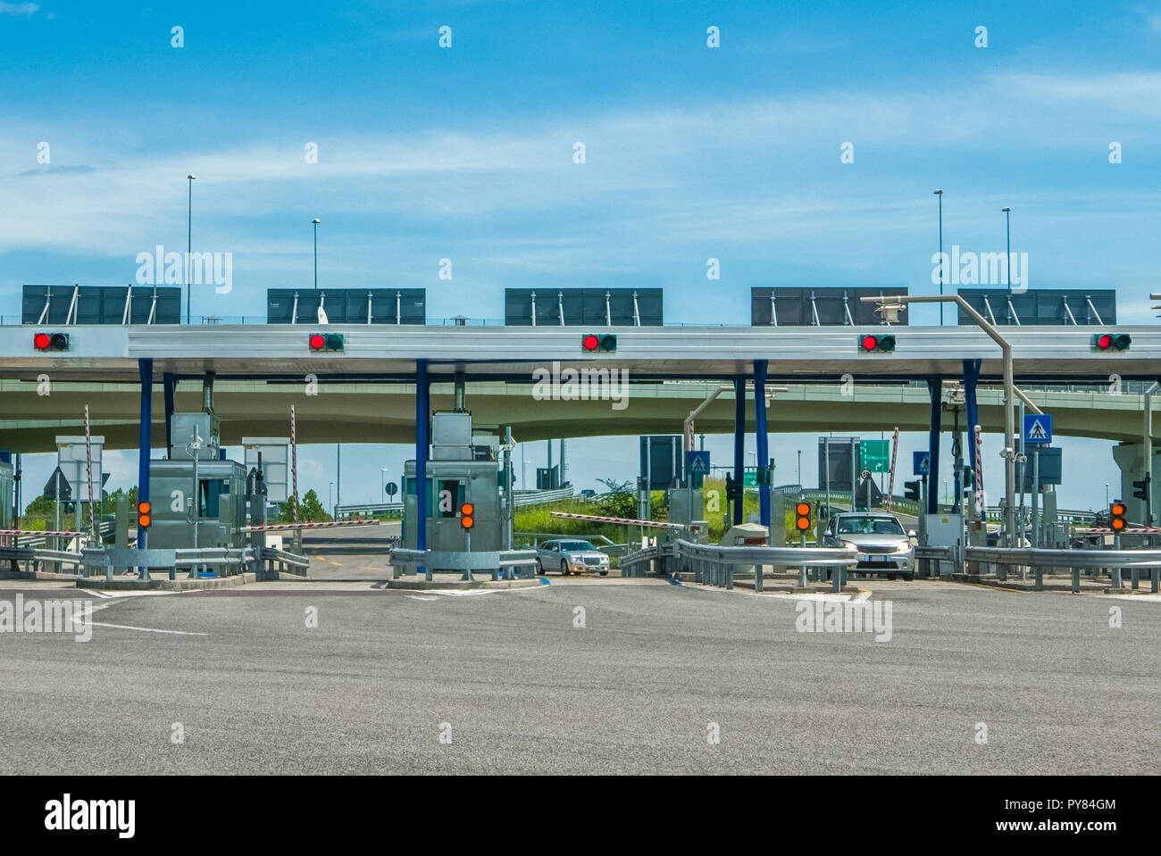 Toll gate hi-res stock photography and images - Alamy