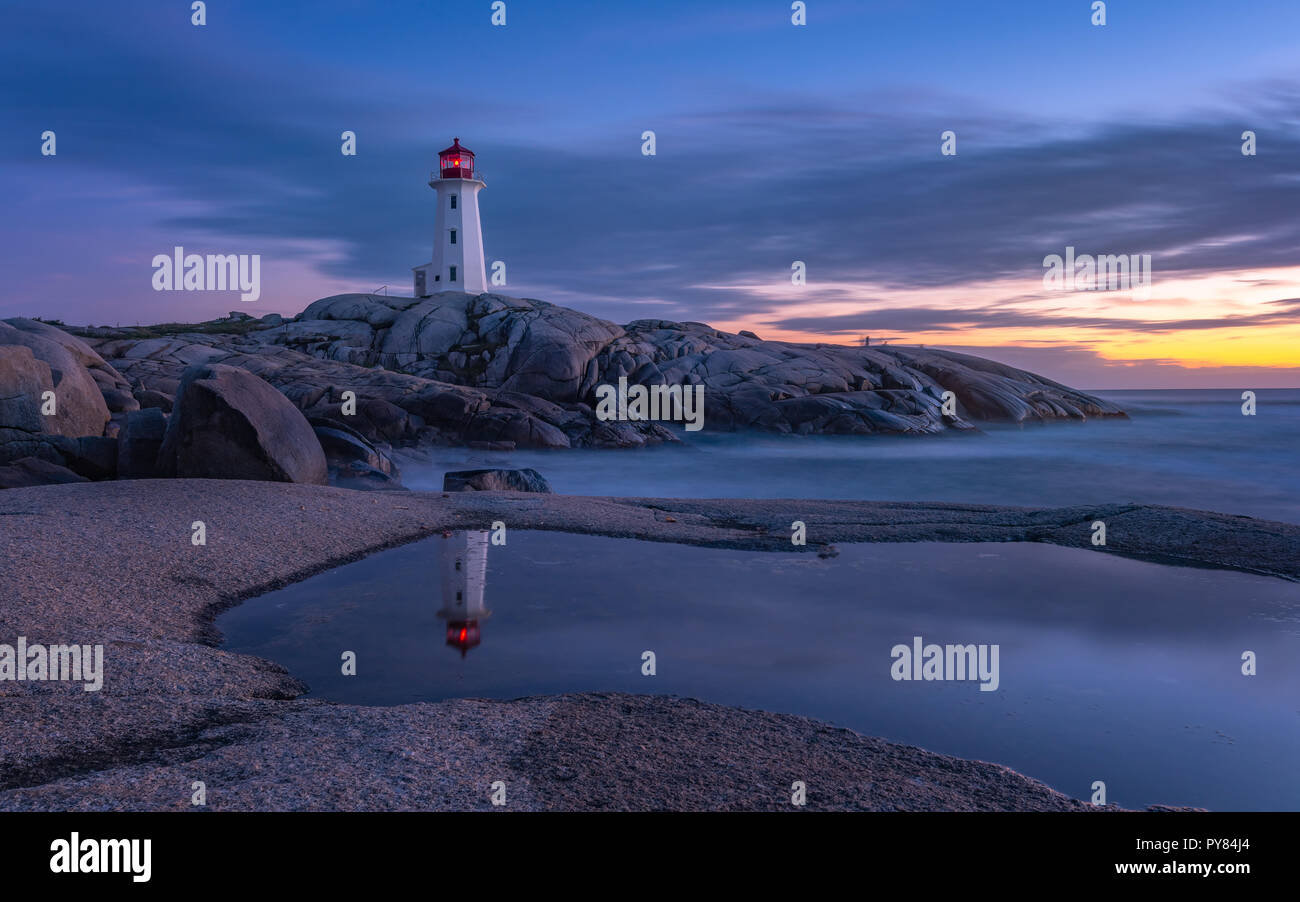Reflection of a lighthouse Stock Photo - Alamy