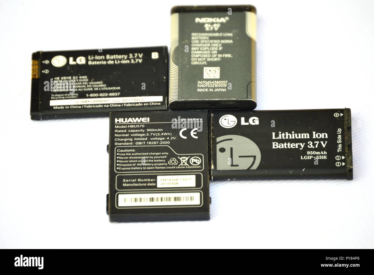 Lithium ion batteries phone hi-res stock photography and images - Alamy