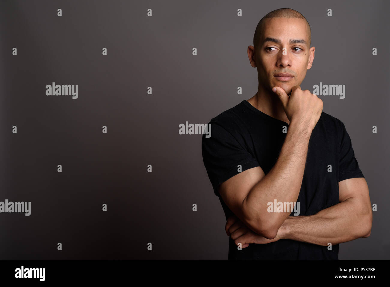 Bald man back hi-res stock photography and images - Alamy