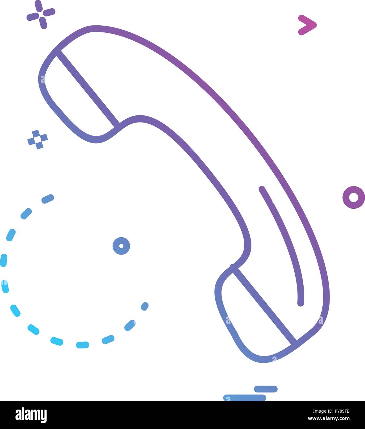 Call icon design vector Stock Vector Image & Art - Alamy