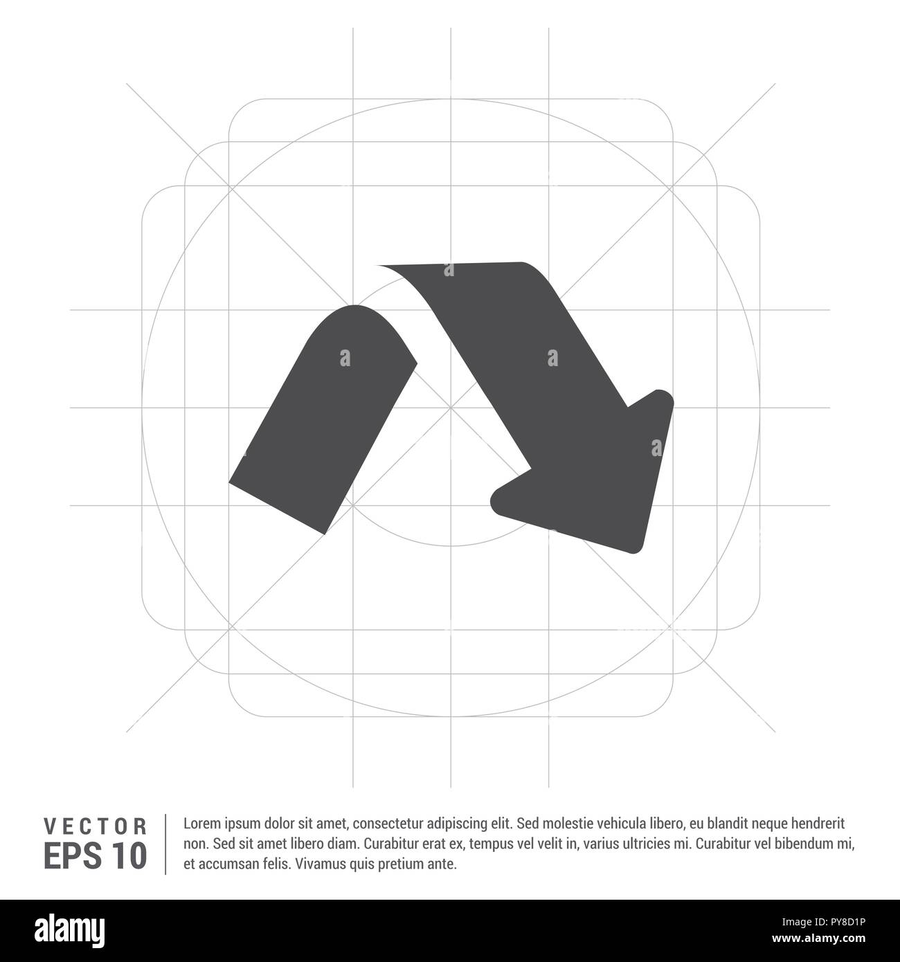 2 side arrow Icon Stock Vector Image & Art - Alamy