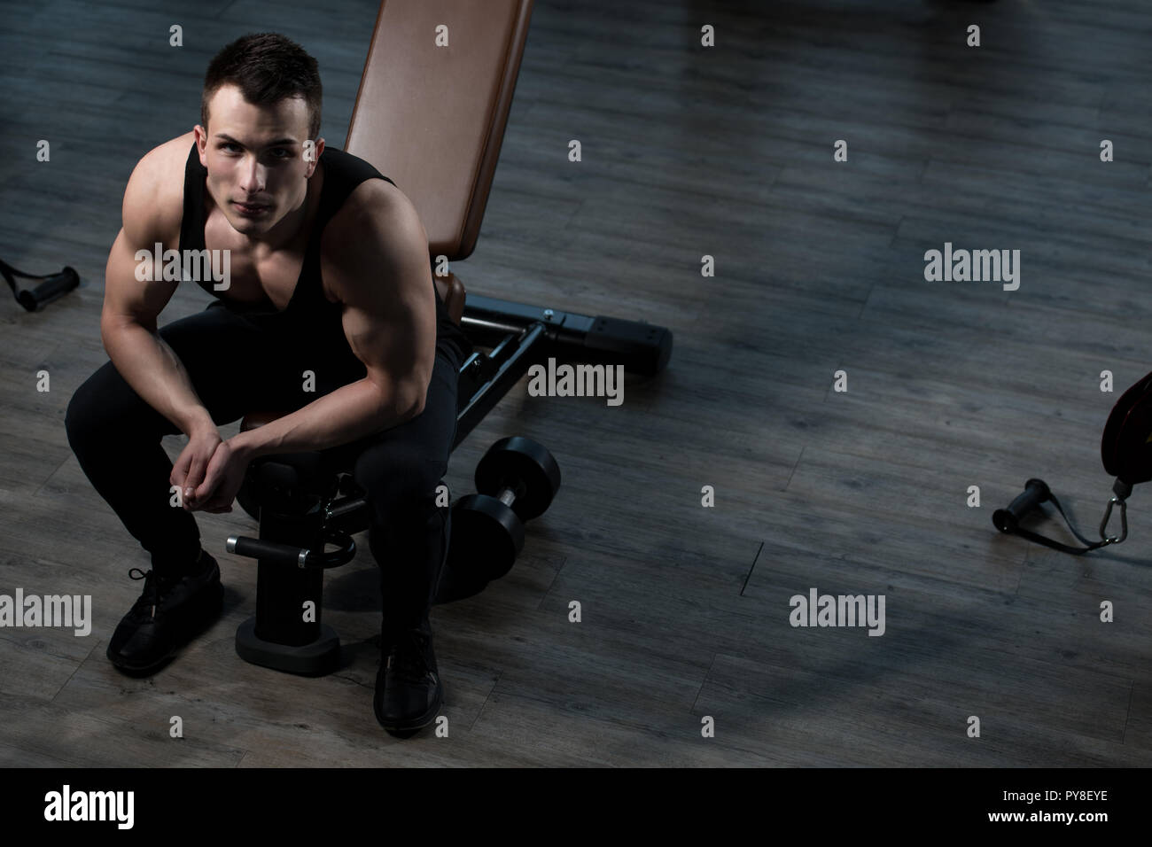 Handsome Good Looking And Attractive Young Man With Muscular Body ...