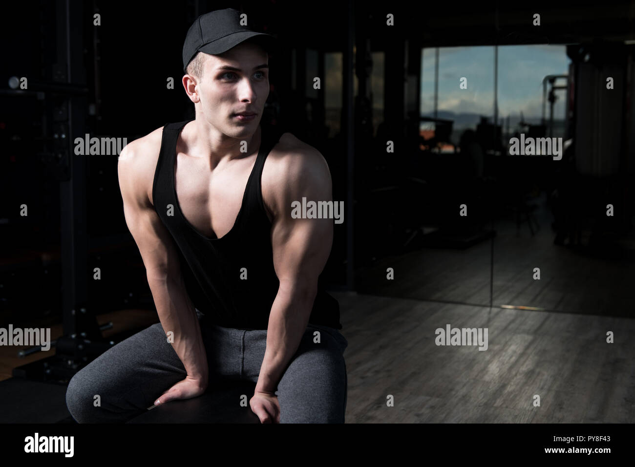 Handsome Good Looking And Attractive Young Man With Muscular Body ...