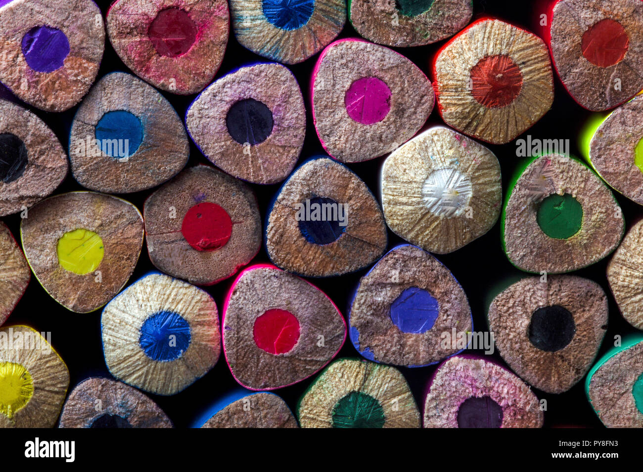 photo of colored pencils, background image Stock Photo - Alamy