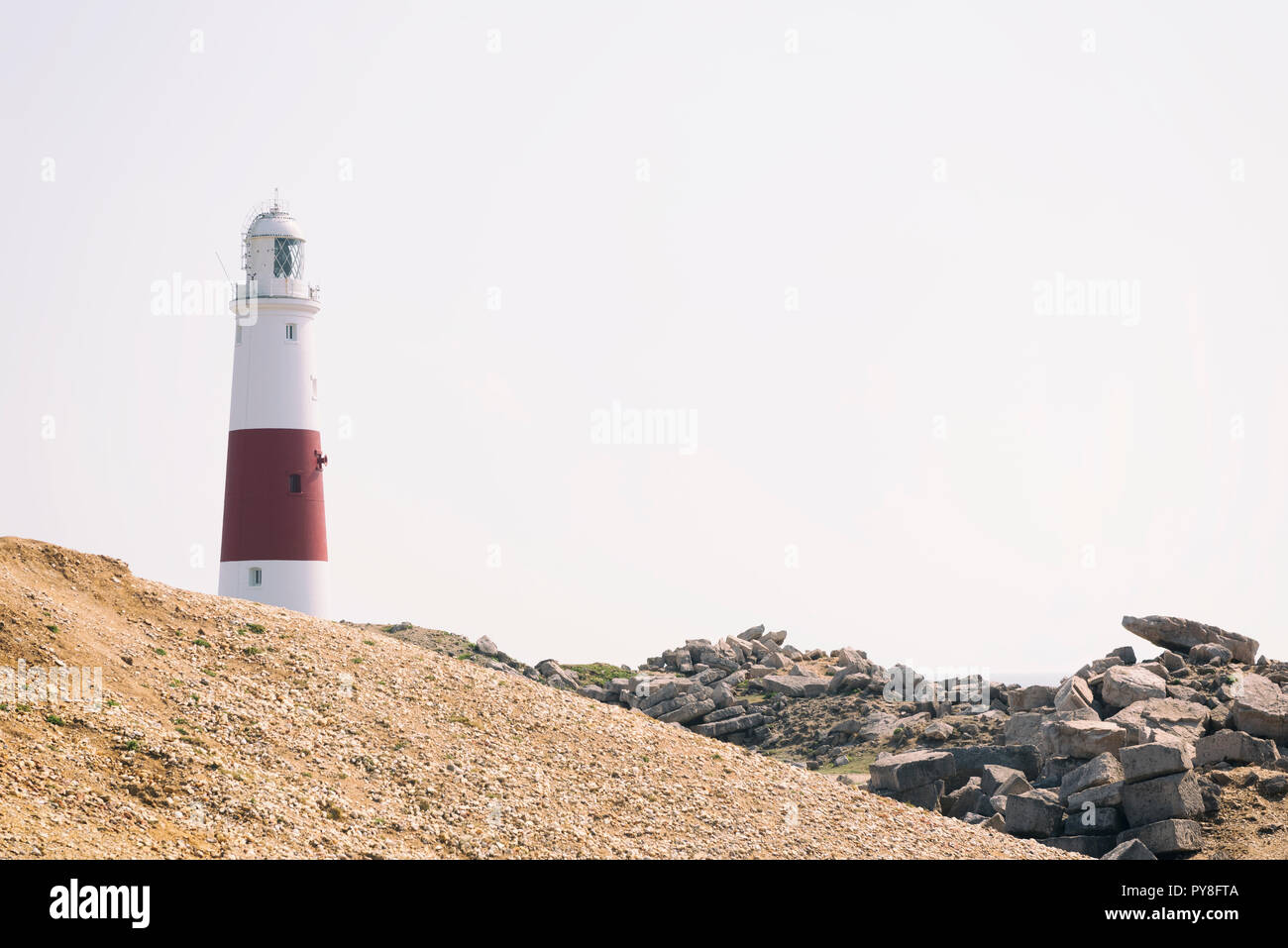 Red and white Lighthouse Stock Photo - Alamy