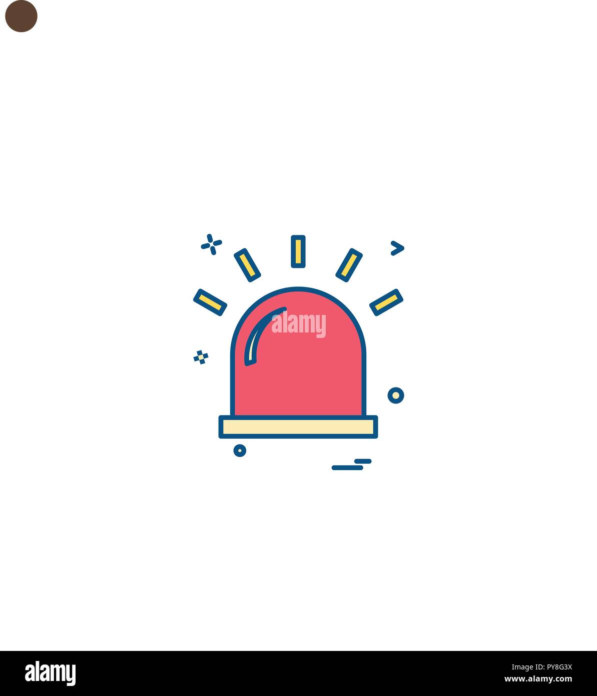 Rotating lights Stock Vector Images - Alamy