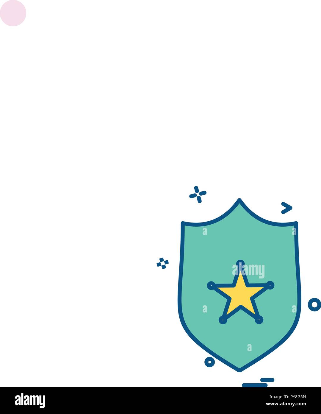 Safety sheild abstract Stock Vector Images - Alamy