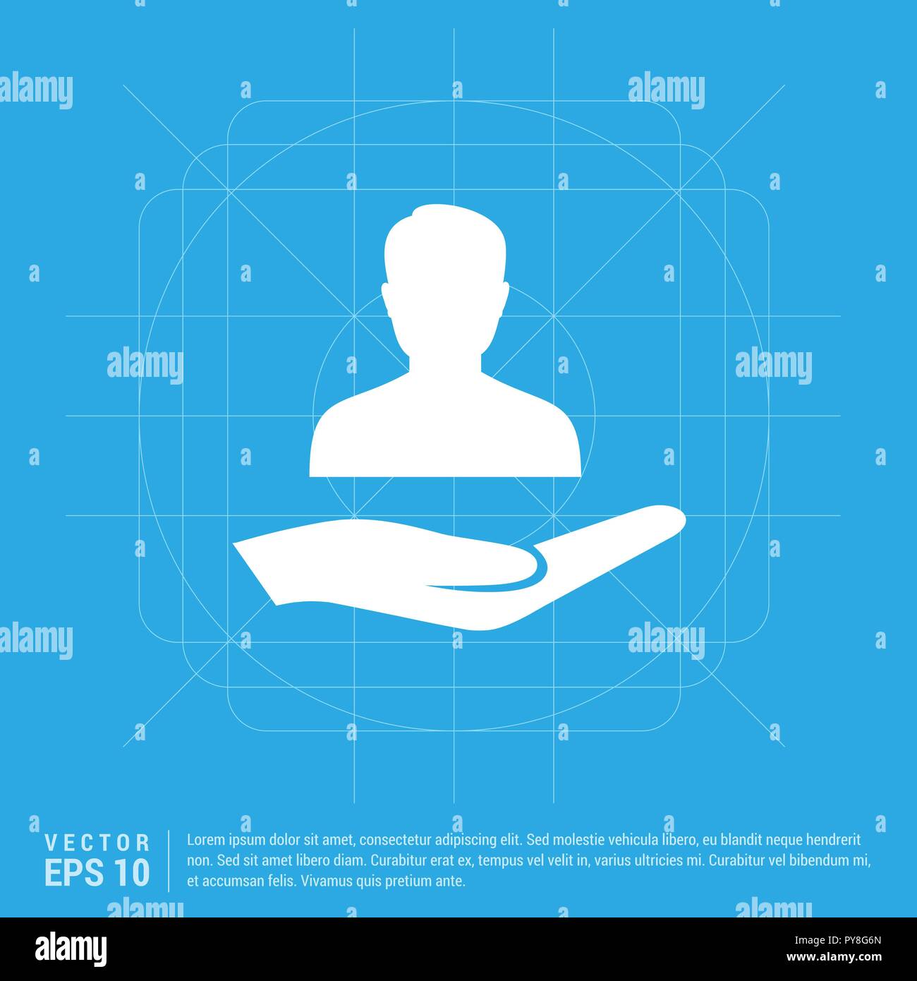 Add support hands Stock Vector Images - Alamy