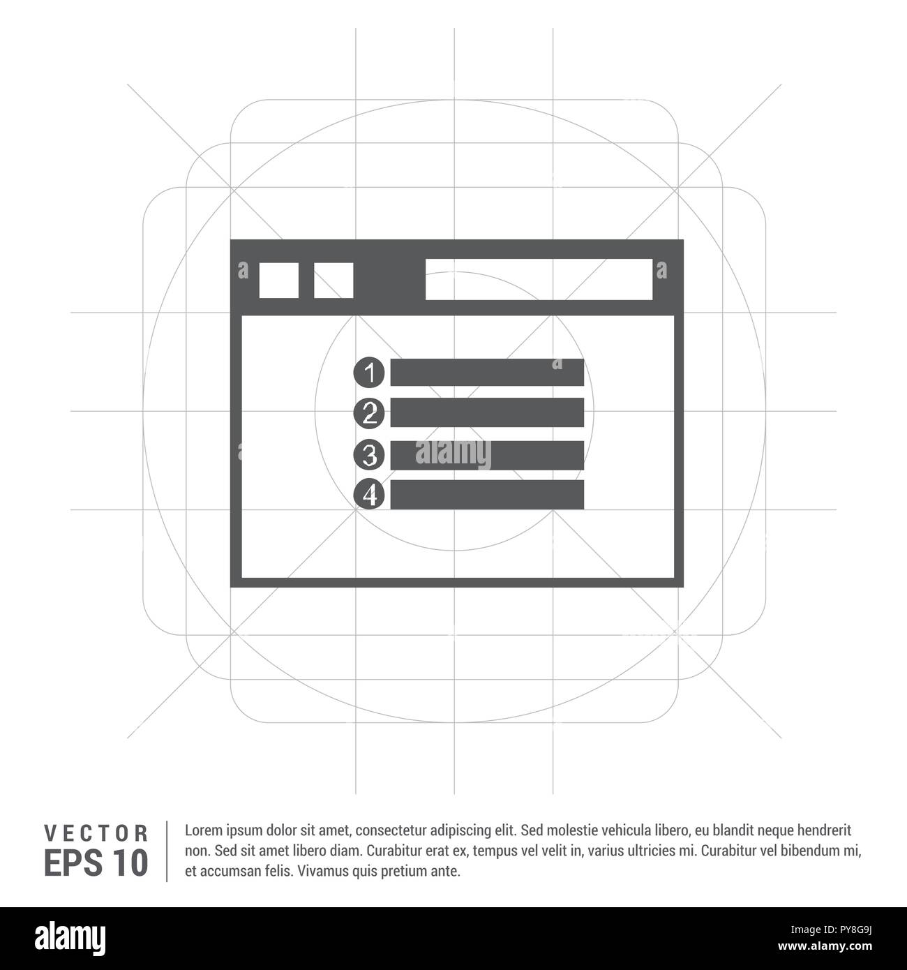 App window interface icon Stock Vector Image & Art - Alamy