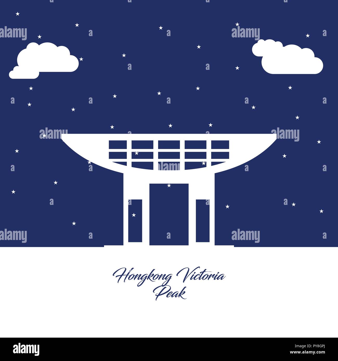 World Famous landmarks and monuments design with blue background vector ...