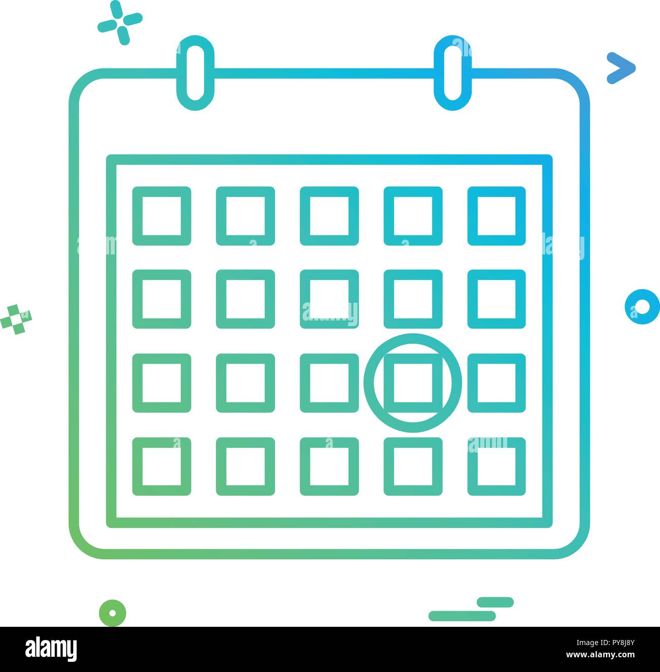 calendar date point icon vector design Stock Vector Image & Art - Alamy