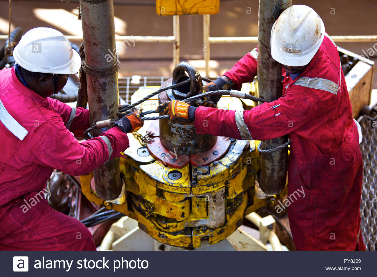 Offshore Rig Workers High Resolution Stock Photography and Images - Alamy