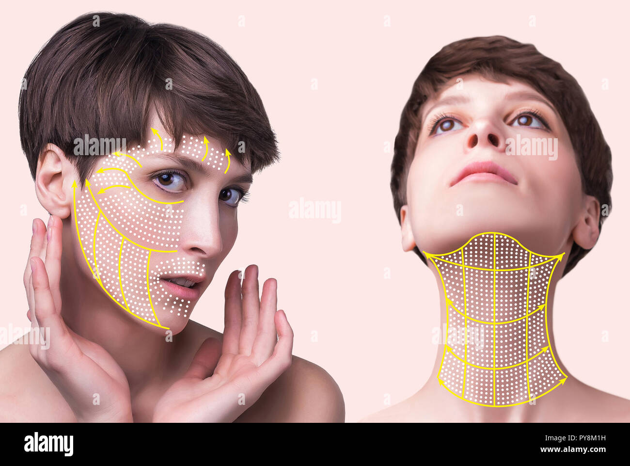 Young female with clean fresh skin Stock Photo - Alamy