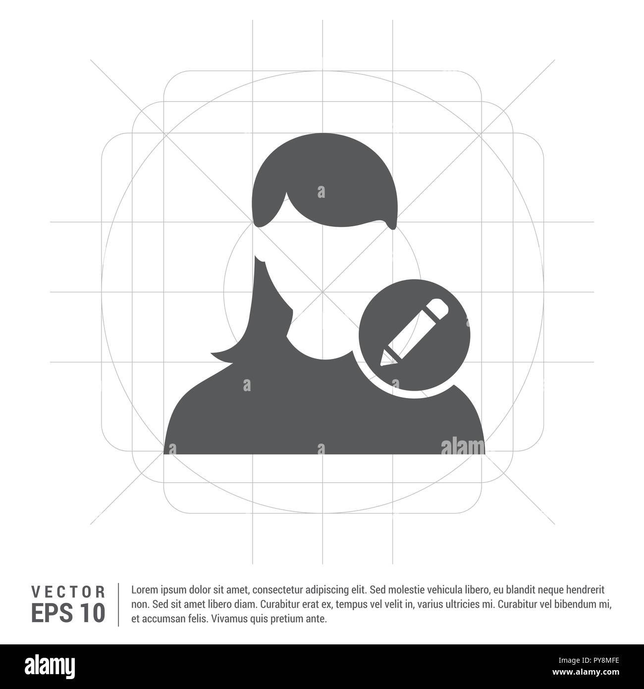 Edit user Icon Stock Vector Image & Art - Alamy